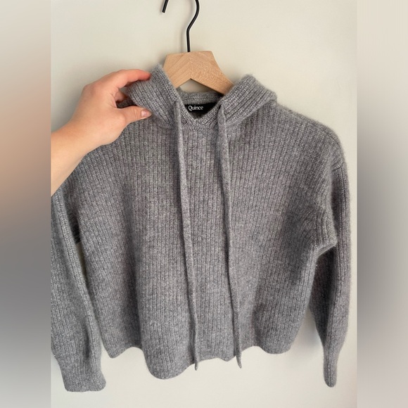 Quince | Sweaters | Quince 0 Mongolian Cashmere Sweater Hoodie | Poshmark